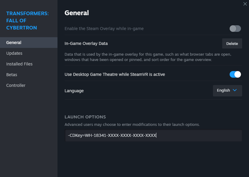 Transformers FOC (PC) | Warehouse Wiki